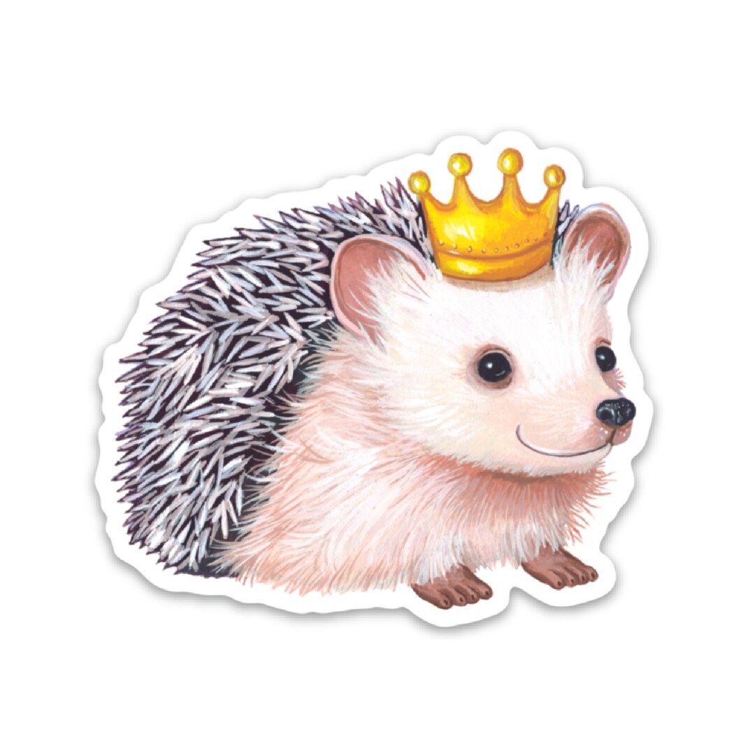 Hedgehog Vinyl Sticker Die Cut Sticker Hedgehog Die Cut - Etsy