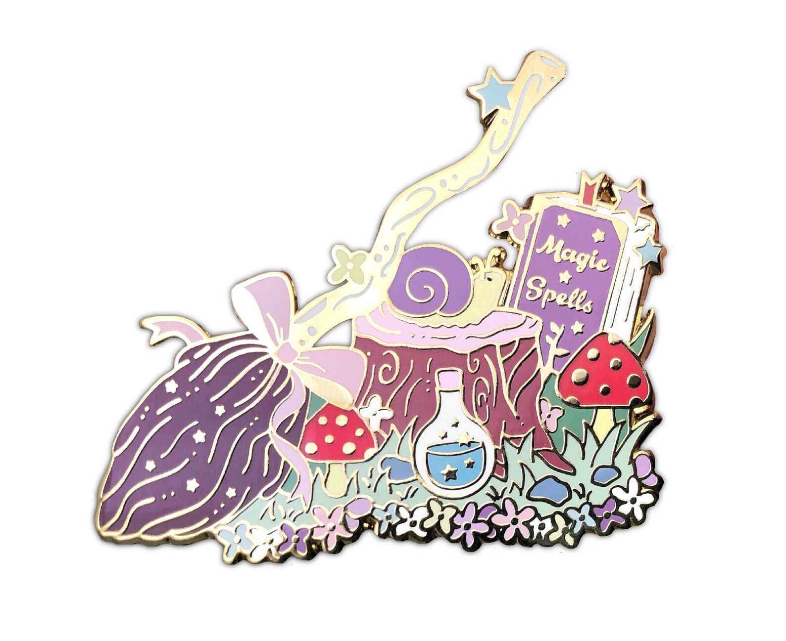 Forest Witch Enamel Pin Witch Pin Forest Pin Enamel Pin | Etsy