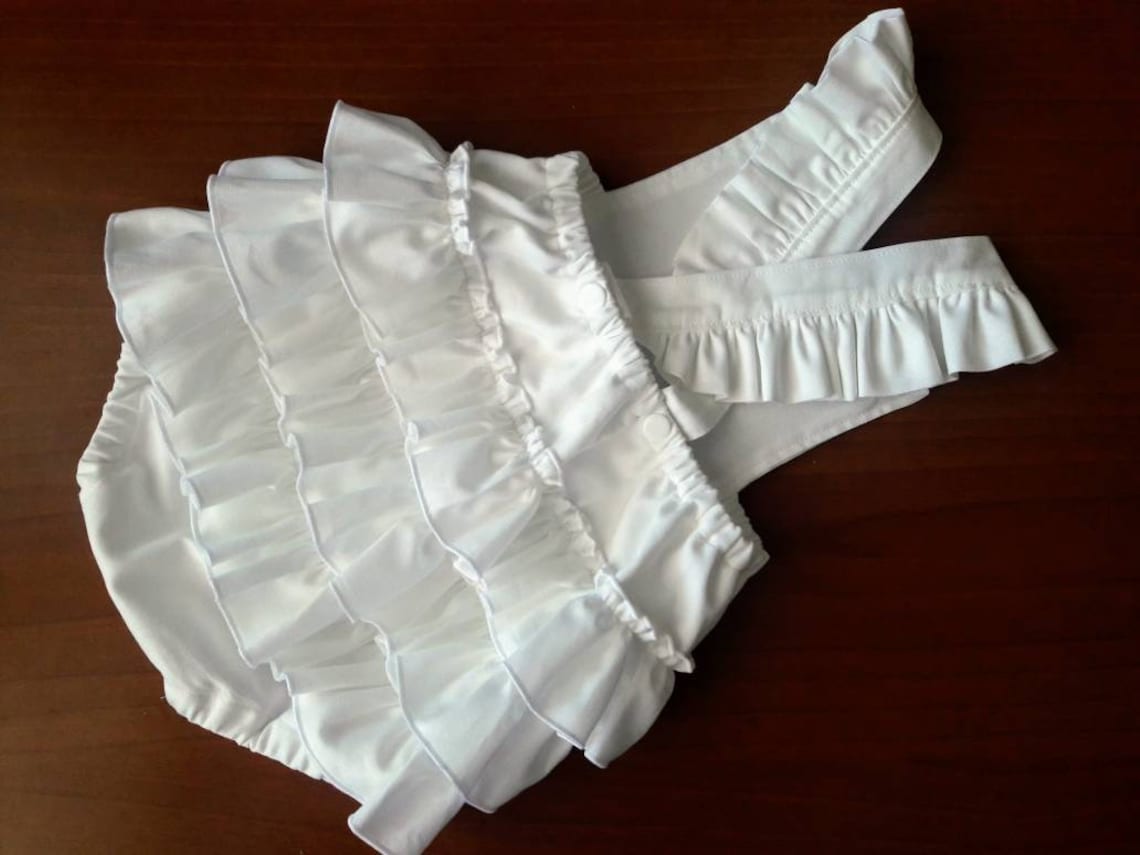 White Baby Romper Baby Bubble Romper White White Romper - Etsy