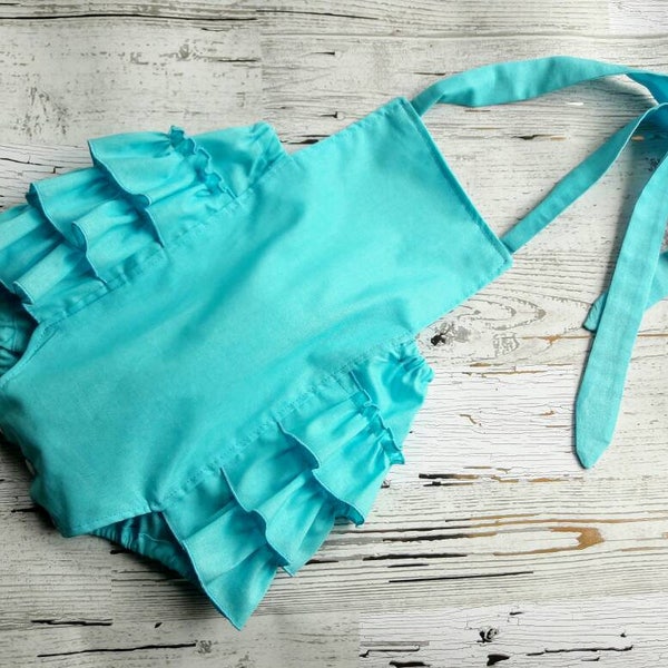 Turquoise Romper - Etsy