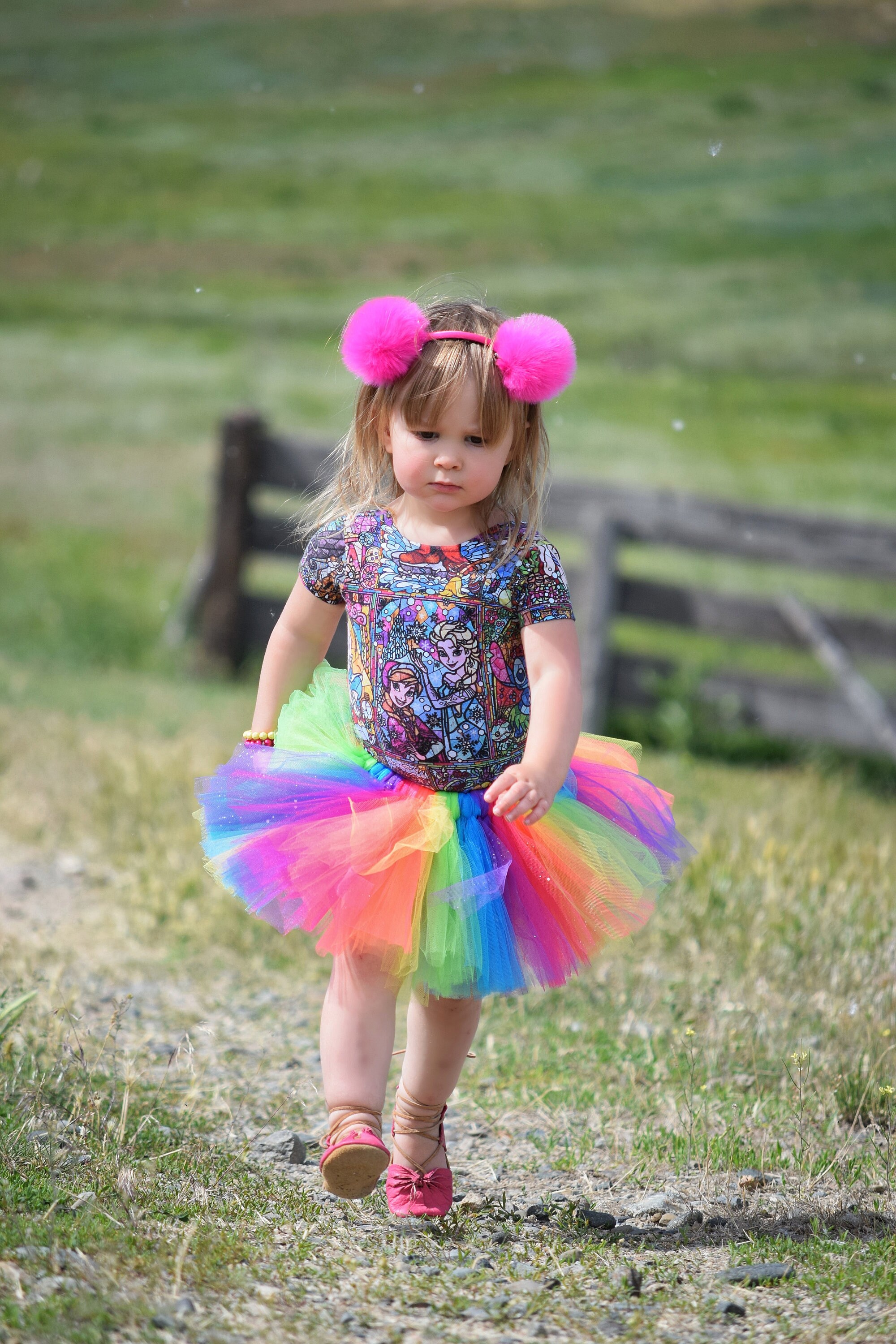 NEON Rainbow Tutu Colorful Tutu Birthday Tutu Rainbow | Etsy