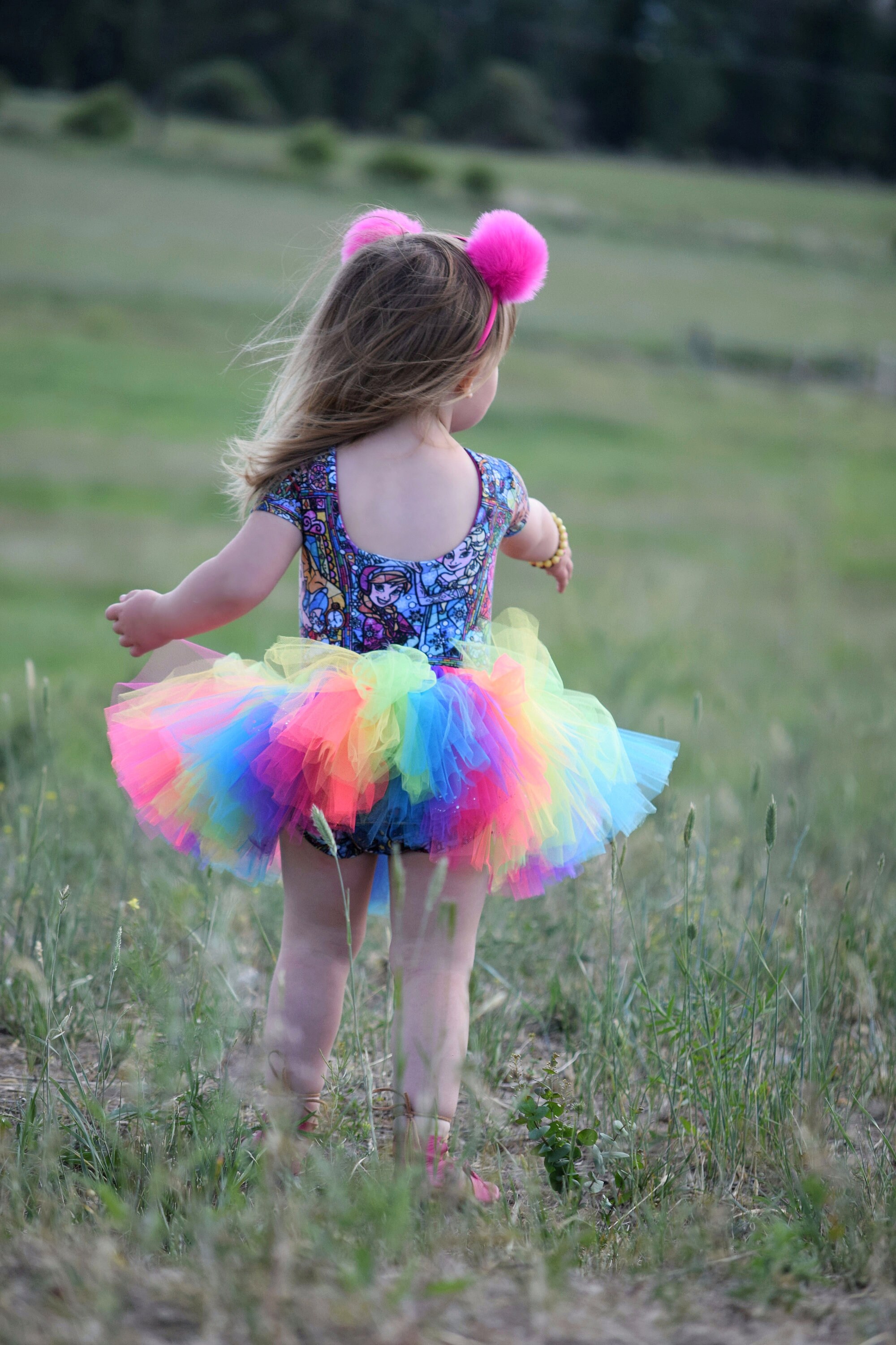 NEON Rainbow Tutu Colorful Tutu Birthday Tutu Rainbow | Etsy
