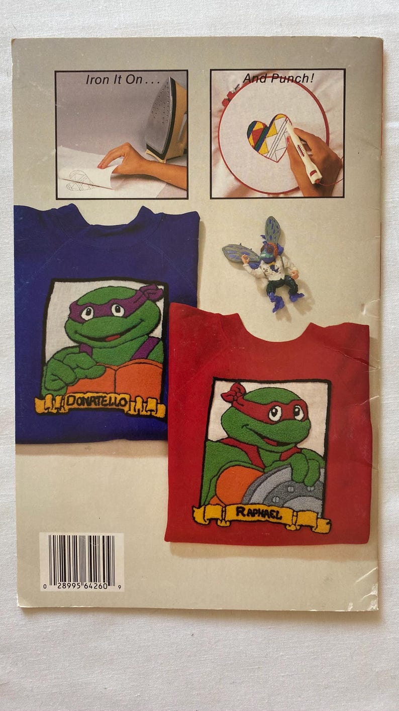 Ninja Turtle Punch Embroidery Pattern - Etsy