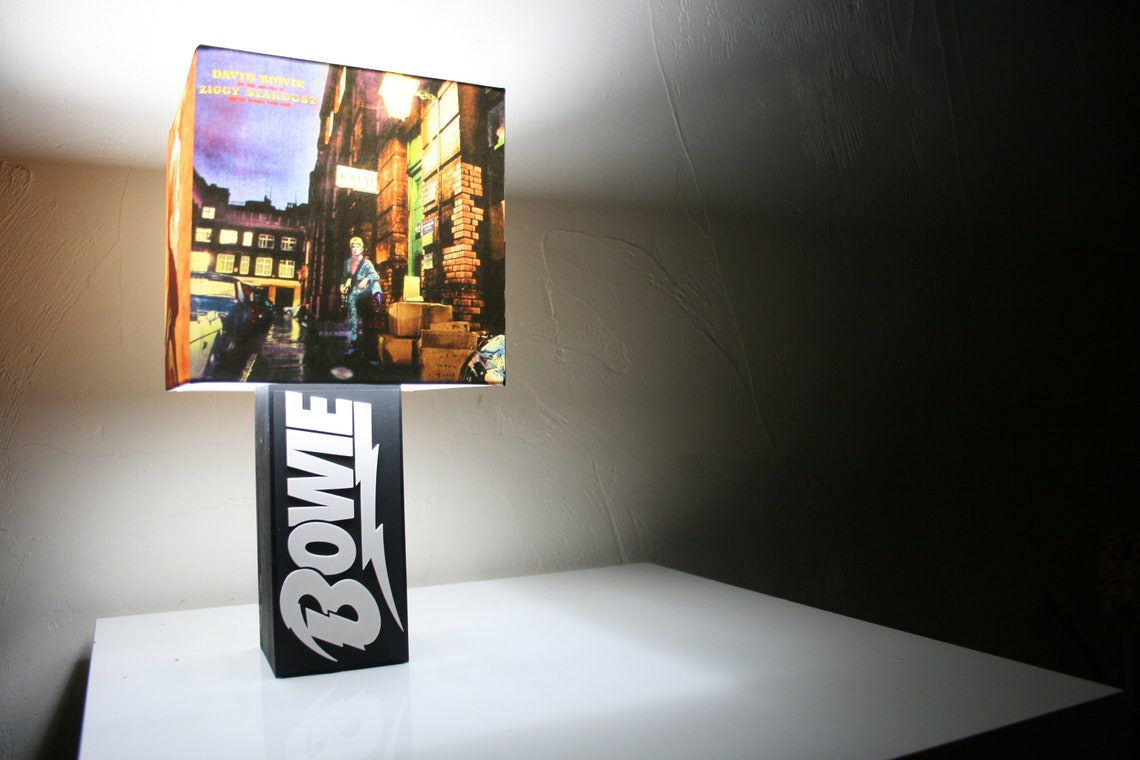 Handmade David Bowie Lamp Album Cover Lampshade aladdin | Etsy