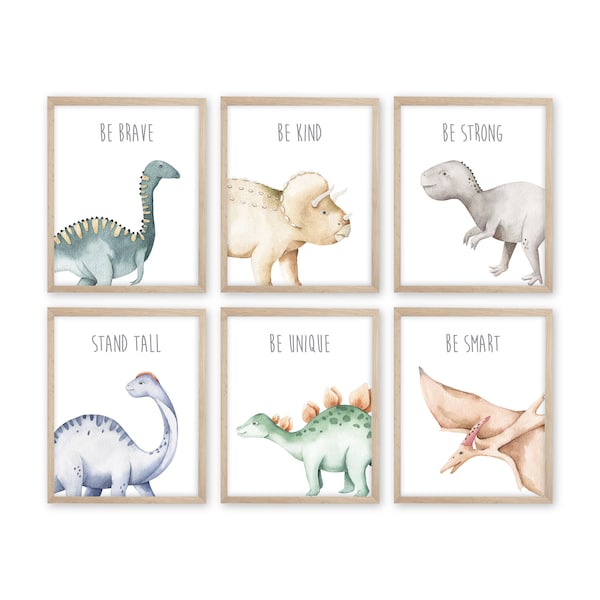 Dinosaur Prints for Boys Room - Etsy