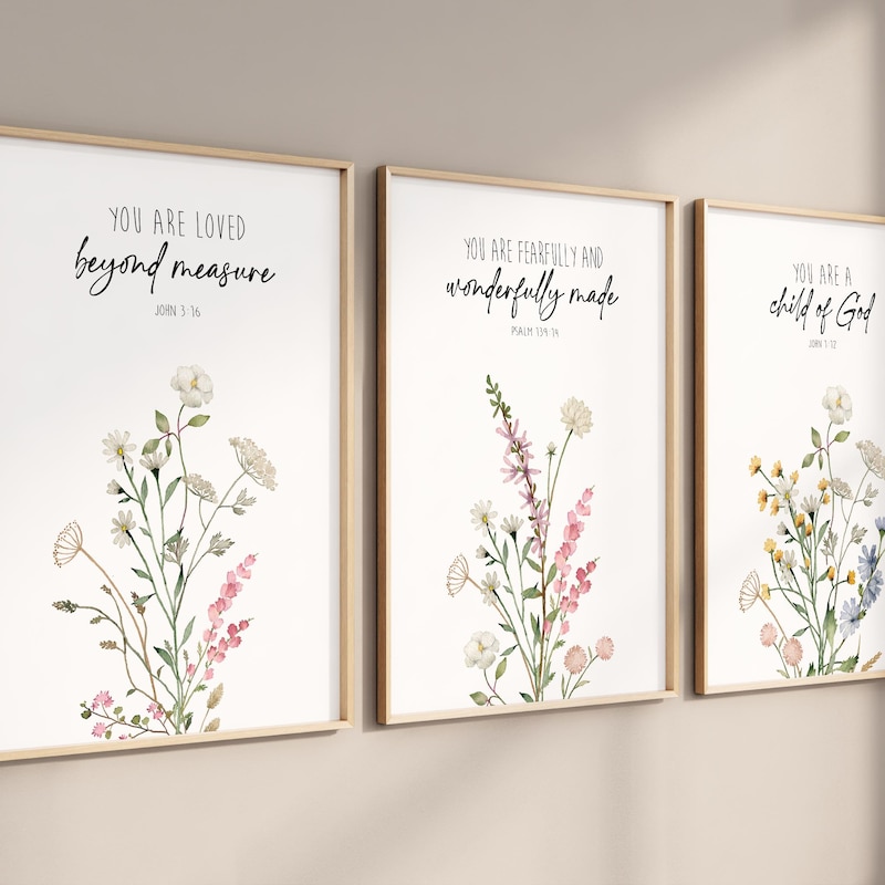 Scripture Wall Decor - Etsy