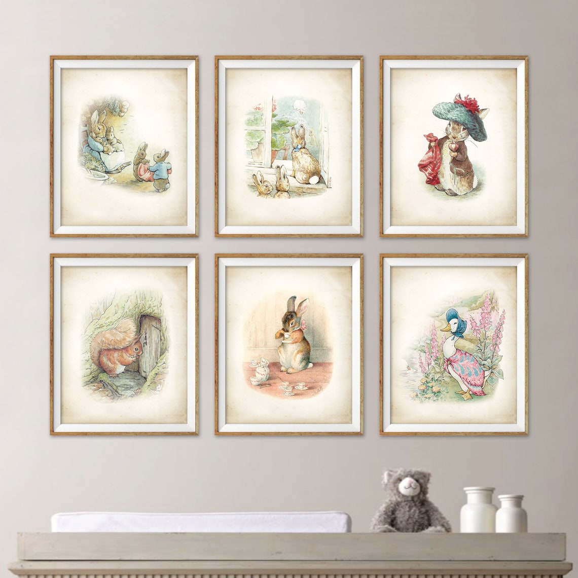 Beatrix Potter Nursery Art Prints. Beatrix Potter Character ...