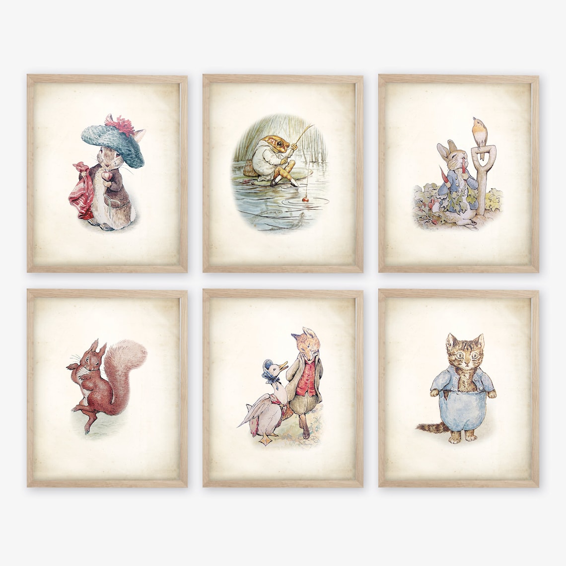 Beatrix Potter Nursery Art Prints. Beatrix Potter Character - Etsy
