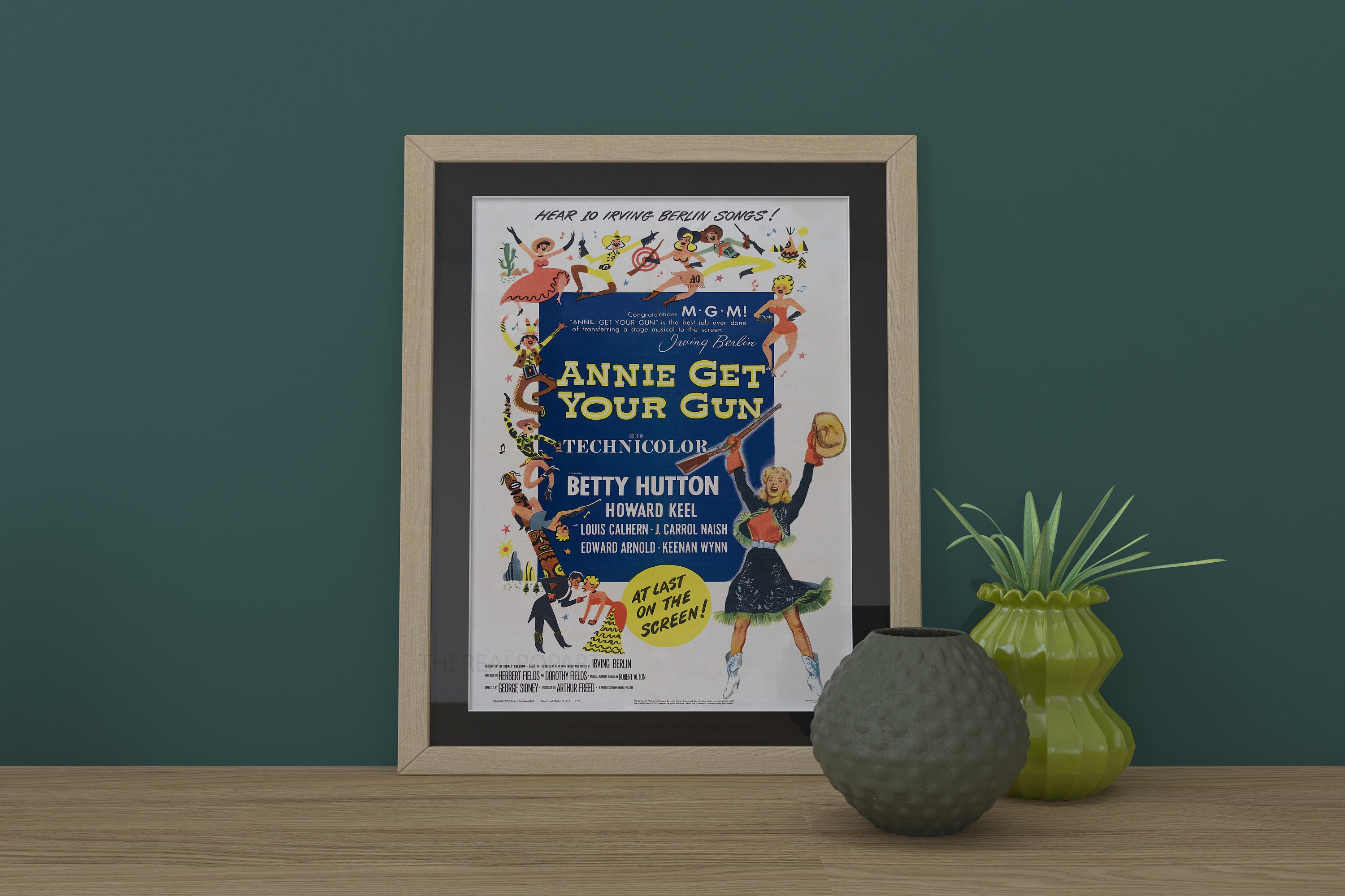 Annie Get Your Gun Broadway Poster