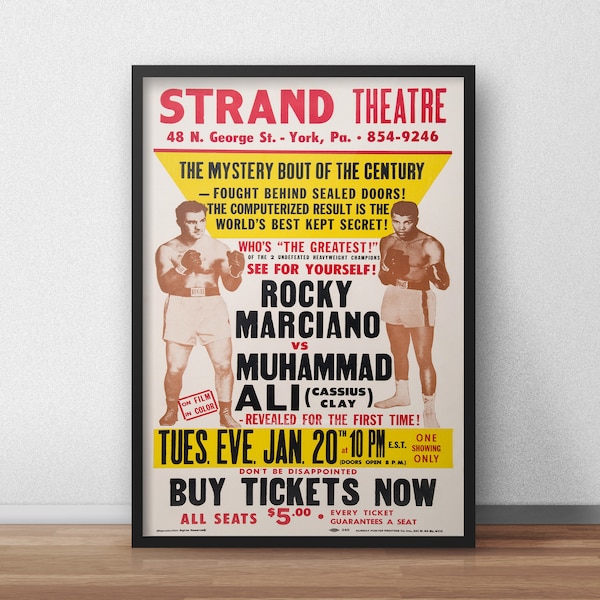 Boxing Poster - Etsy UK