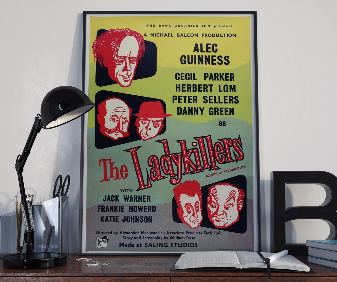 Vintage the Ladykillers Film Poster - Classic Movie Print A4 A3 for ...