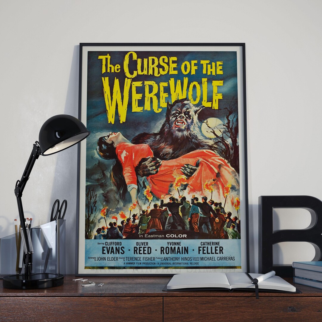 The Curse of the Werewolf Monster Classic Film Print Idea Gift for ...