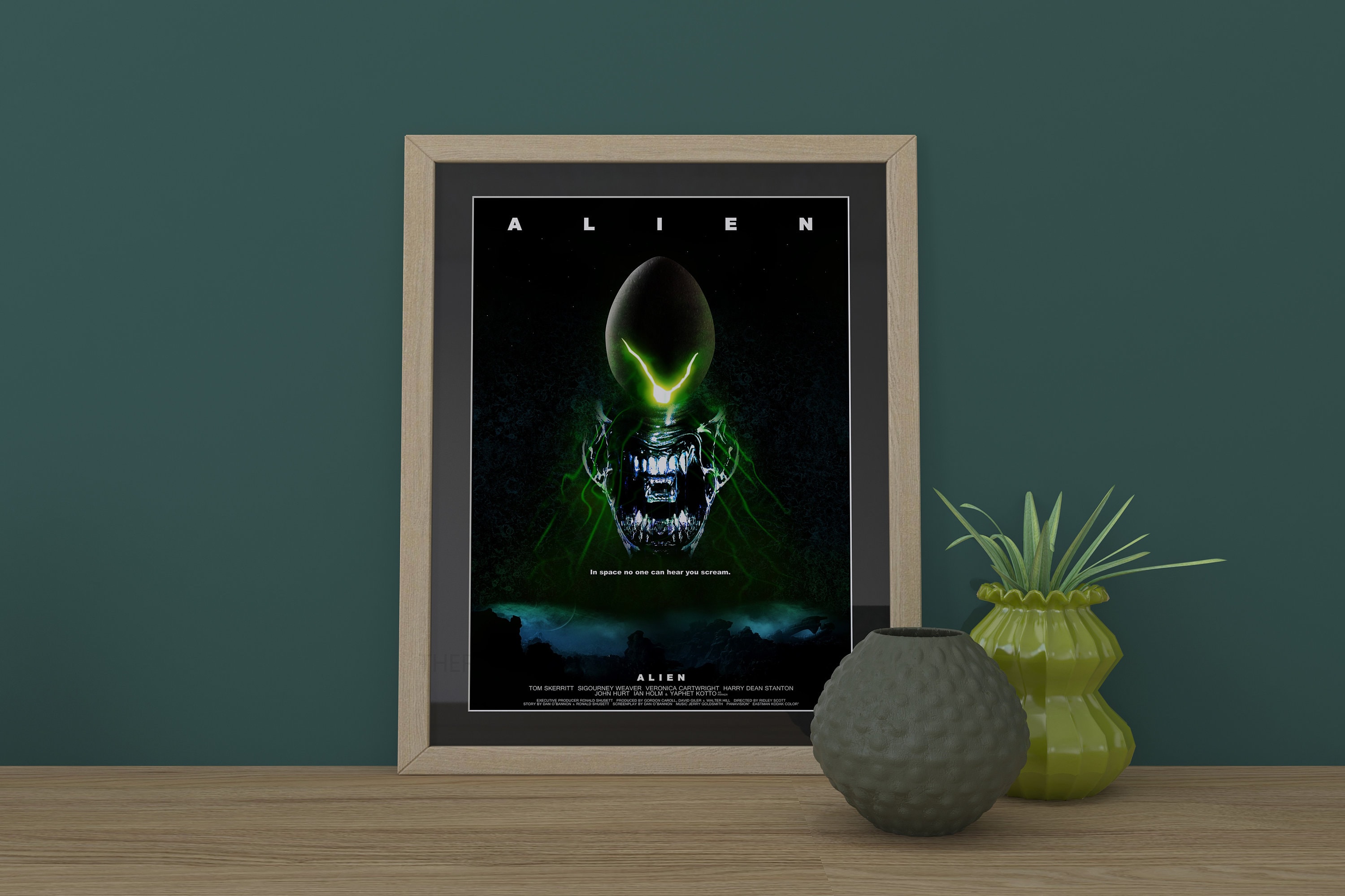 Alien Movie Poster Iconic Ridley Scott Film Cinema Room - Etsy UK