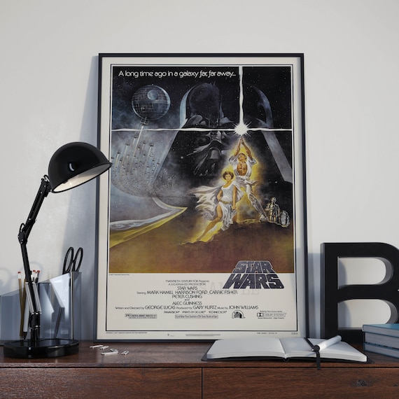 Star Wars RARE A New Hope Movie Poster 1977 Classic Film | Etsy