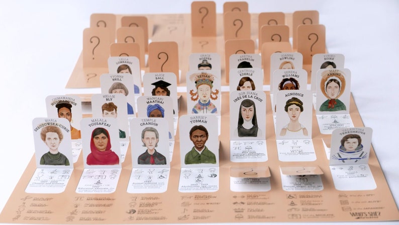 Amazing Women Game Who's She Guessing Game - Etsy