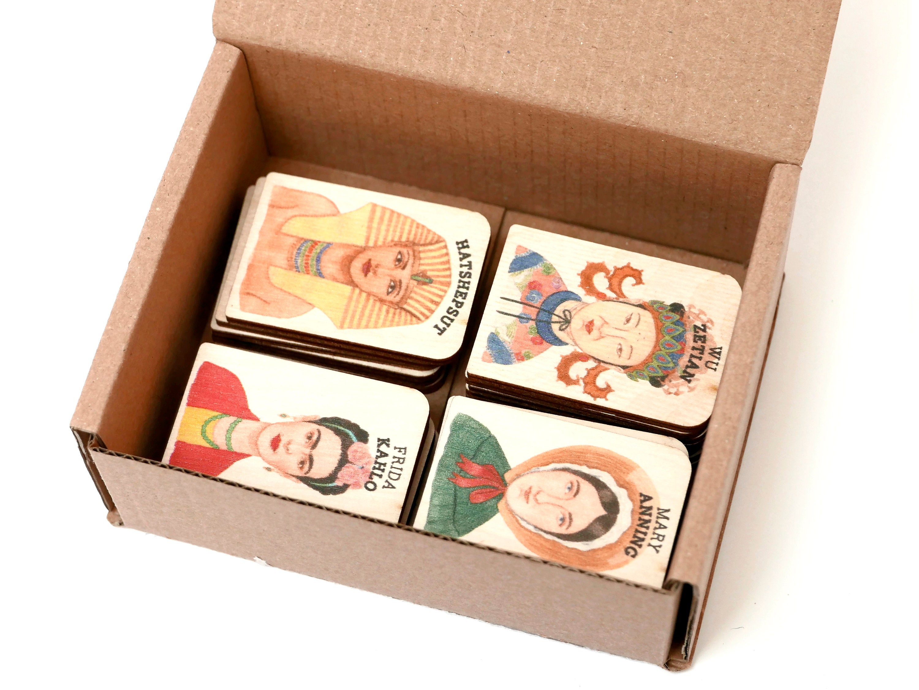 Who's She? Memory Game | LIMITED OFFER | Zero Waste Wooden Memo With ...