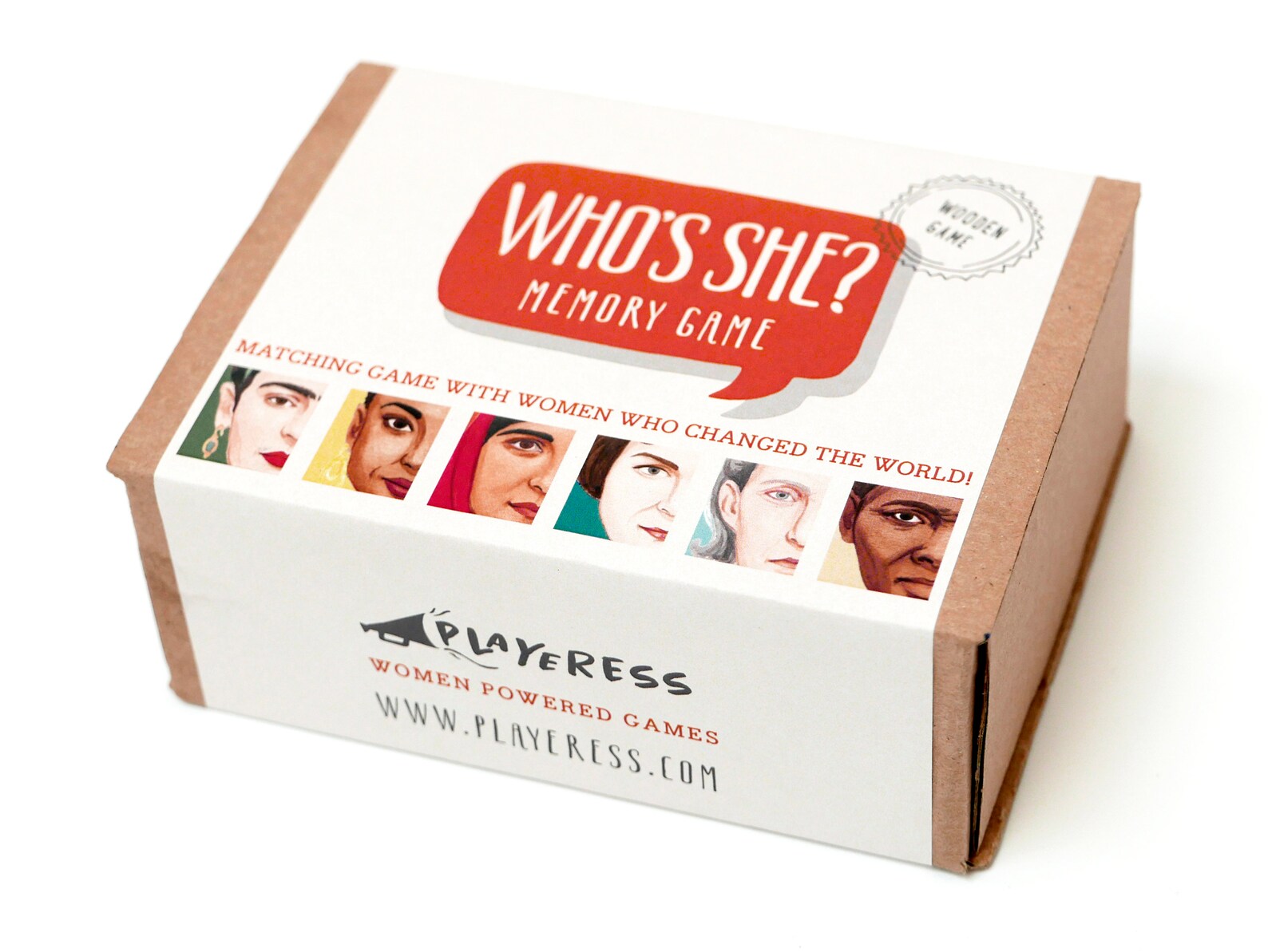 Who's She? Memory Game | LIMITED OFFER | Zero Waste Wooden Memo With ...