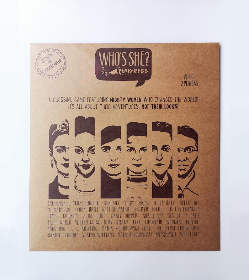 Amazing Women Game Who's She Guessing Game - Etsy