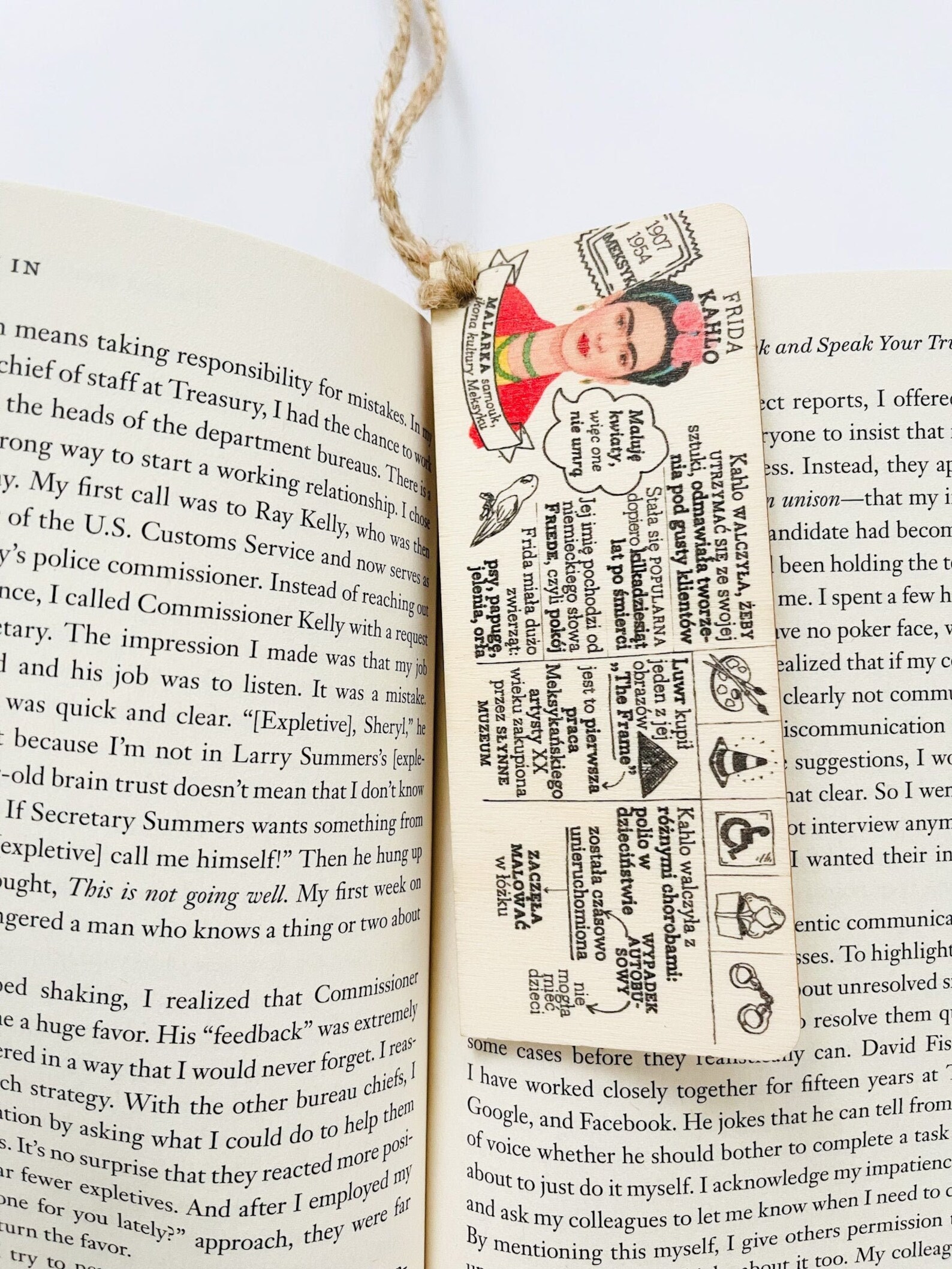 Herstory Wooden Bookmark | English, Francais, Italiano, Espanol, Polski ...