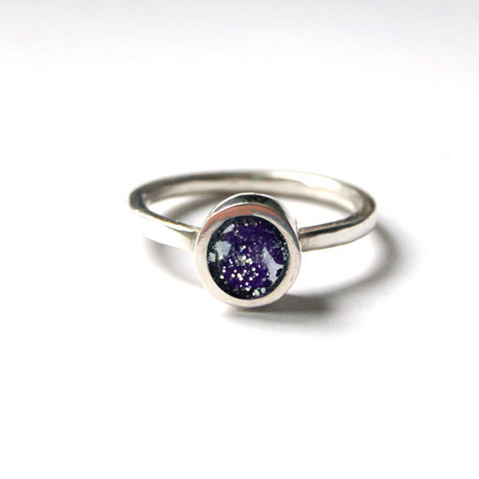 Contemporary Memorial Ring Sterling Silver Remembrance | Etsy