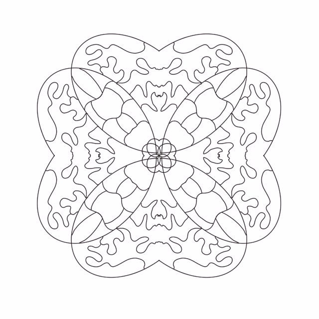 Mindful Mandala Coloring Pages - Etsy
