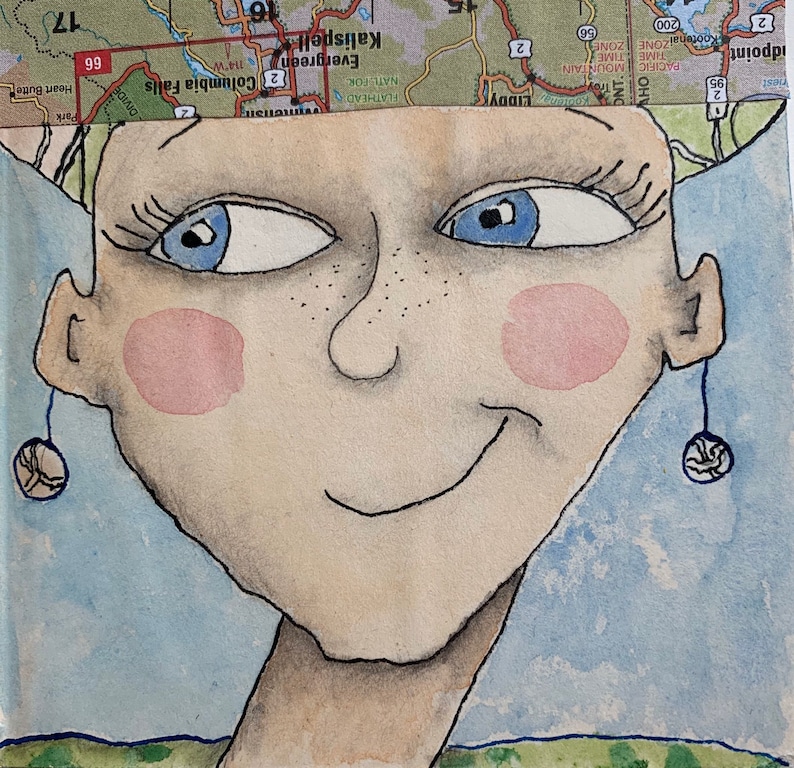 Map Girl - Etsy