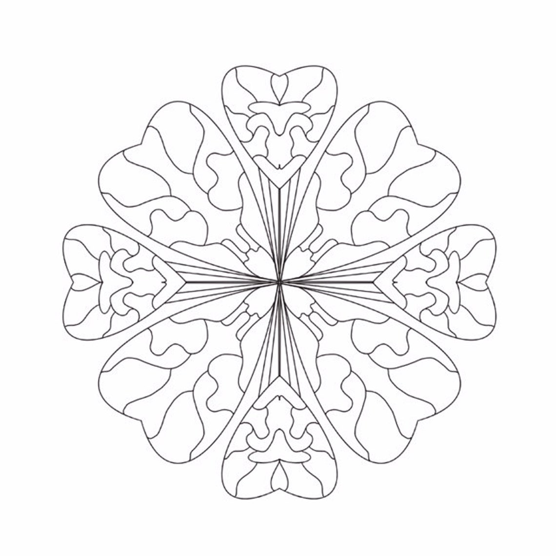 Mindful Mandala Coloring Pages - Etsy