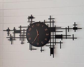 Lightburn Wall Clock - Etsy