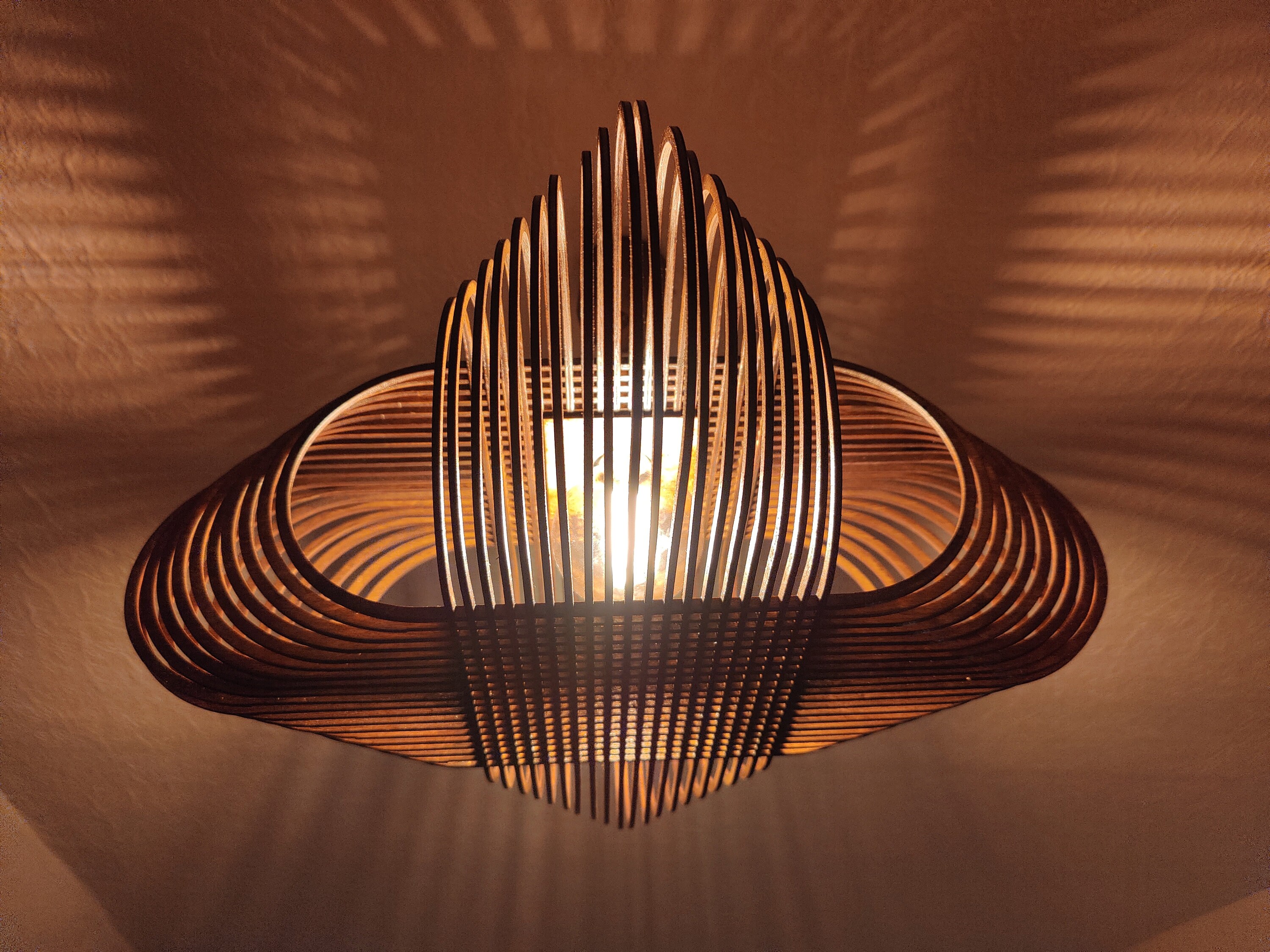 Minimalist Design Ceiling Light 37x37x15cm for 3mm Wood (digital Files ...