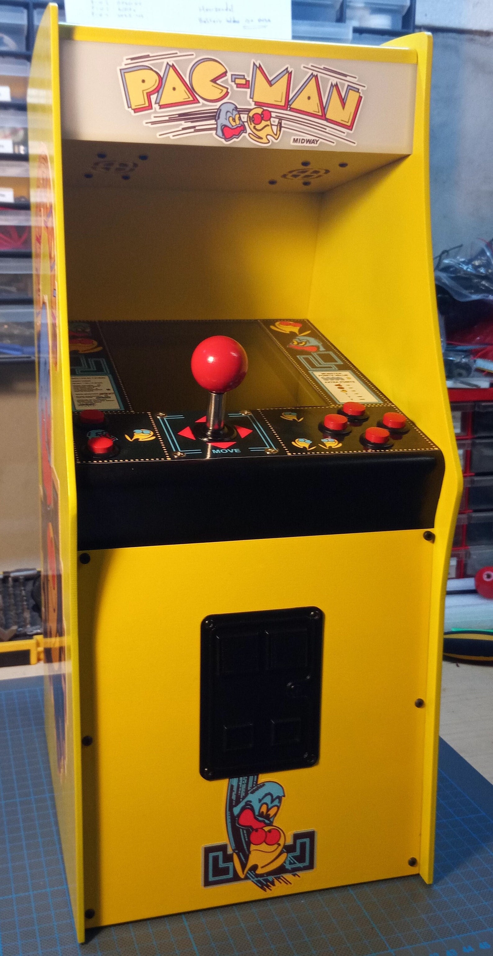Pacman Mini Arcade Cabinet 50x20x25cm (digital Files) Include Lighburn ...