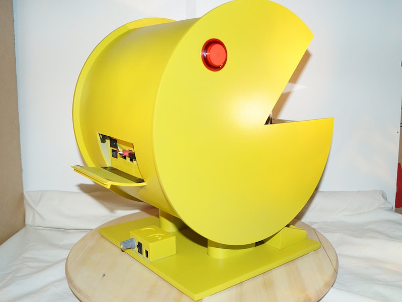 Pacman Arcade Cabinet 31x22x25cm (digital Files) Include Lighburn Ready ...