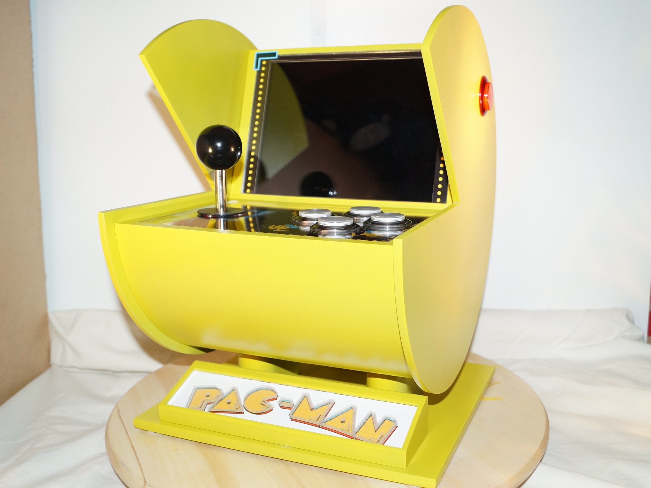 Pacman Arcade Cabinet 31x22x25cm (digital Files) Include Lighburn Ready ...