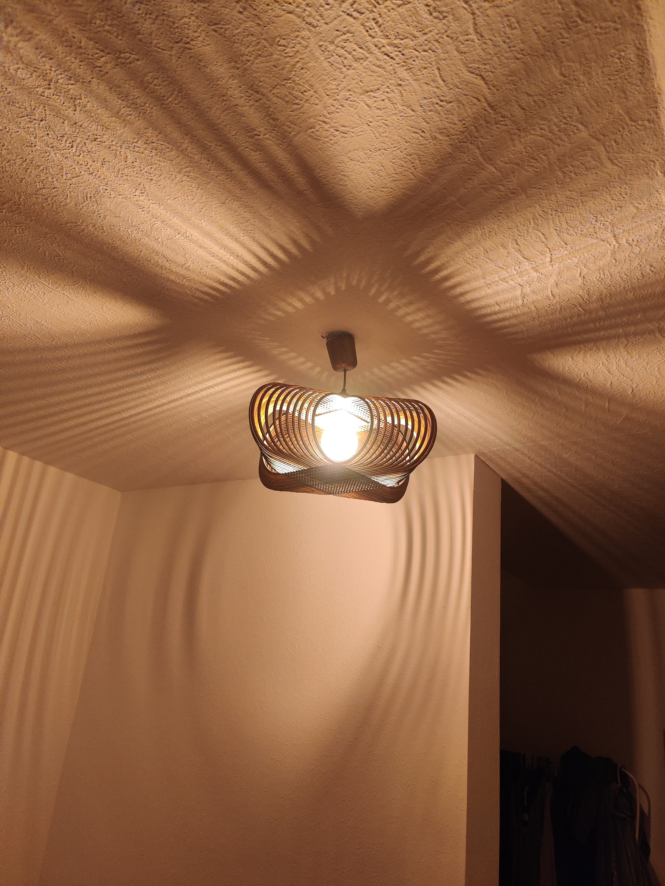 Minimalist Design Ceiling Light 37x37x15cm for 3mm Wood (digital Files ...