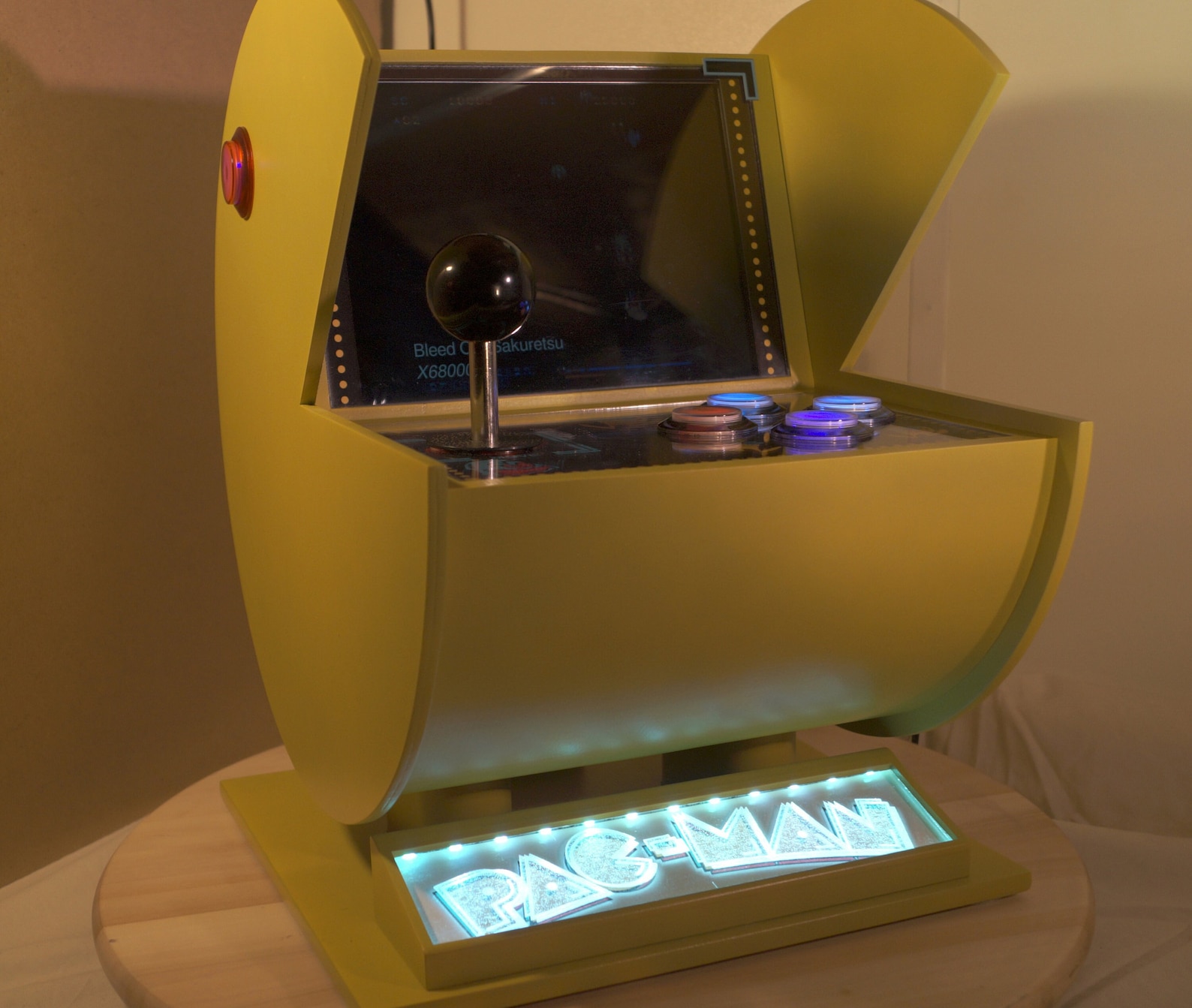 Pacman Arcade Cabinet 31x22x25cm (digital Files) Include Lighburn Ready ...