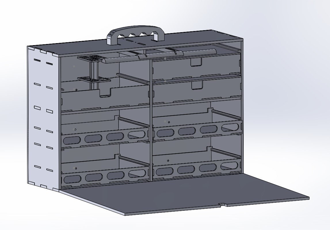 Painters Case for Miniature Painting of Similar Craft. digital Files ...