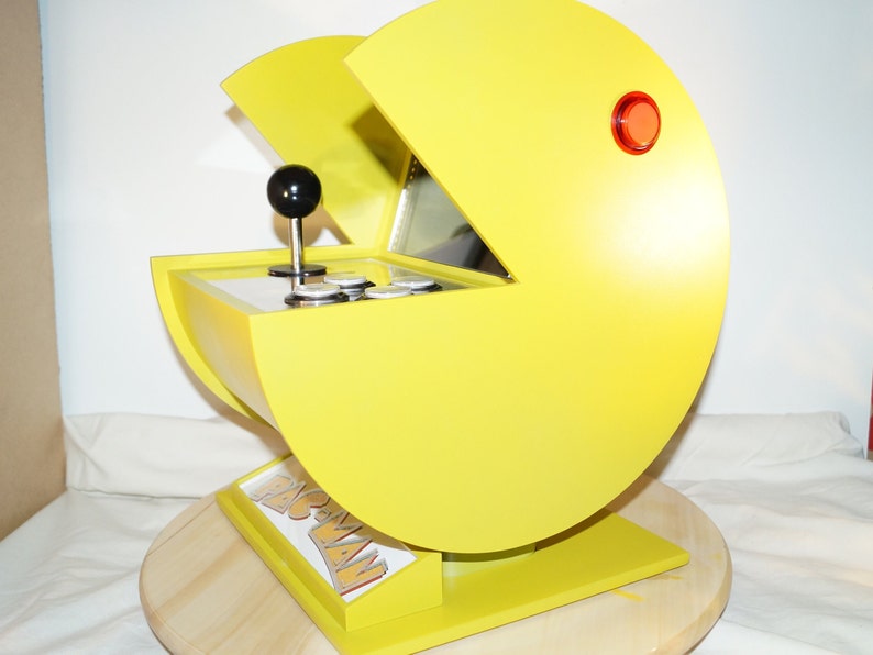 Pacman Arcade Cabinet 31x22x25cm (digital Files) Include Lighburn Ready ...