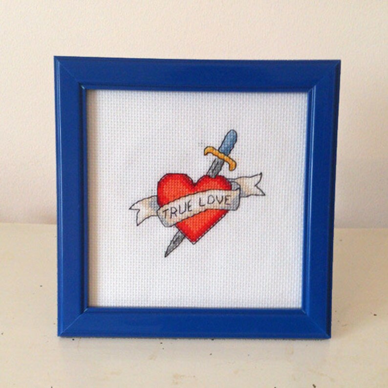 True Love Cross Stitch Pattern - Etsy UK