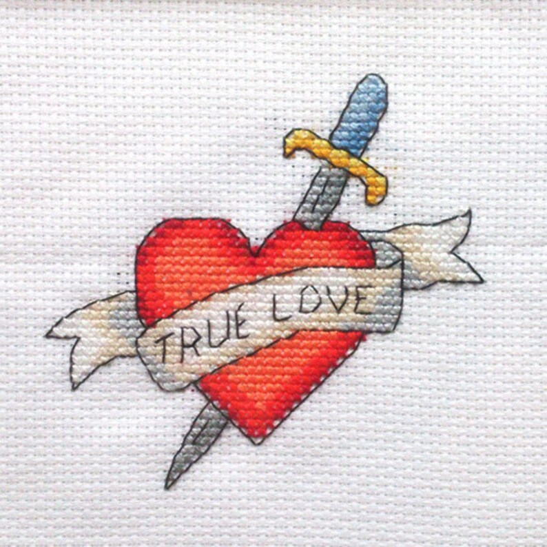 True Love - Cross Stitch Pattern - Etsy UK