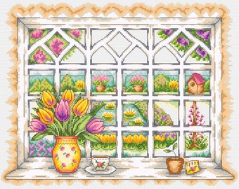 Summer Sampler Downloadable PDF Cross Stitch Pattern | Etsy UK