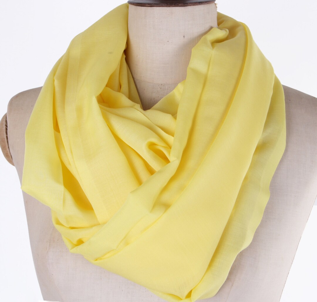 Yellow Scarf*colorful Summer Scarves*lightweight Scarf R*women Fashion ...