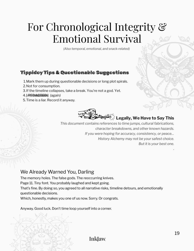 History Alchemy: A Story Tracking Toolkit for Writers to Keep From ...