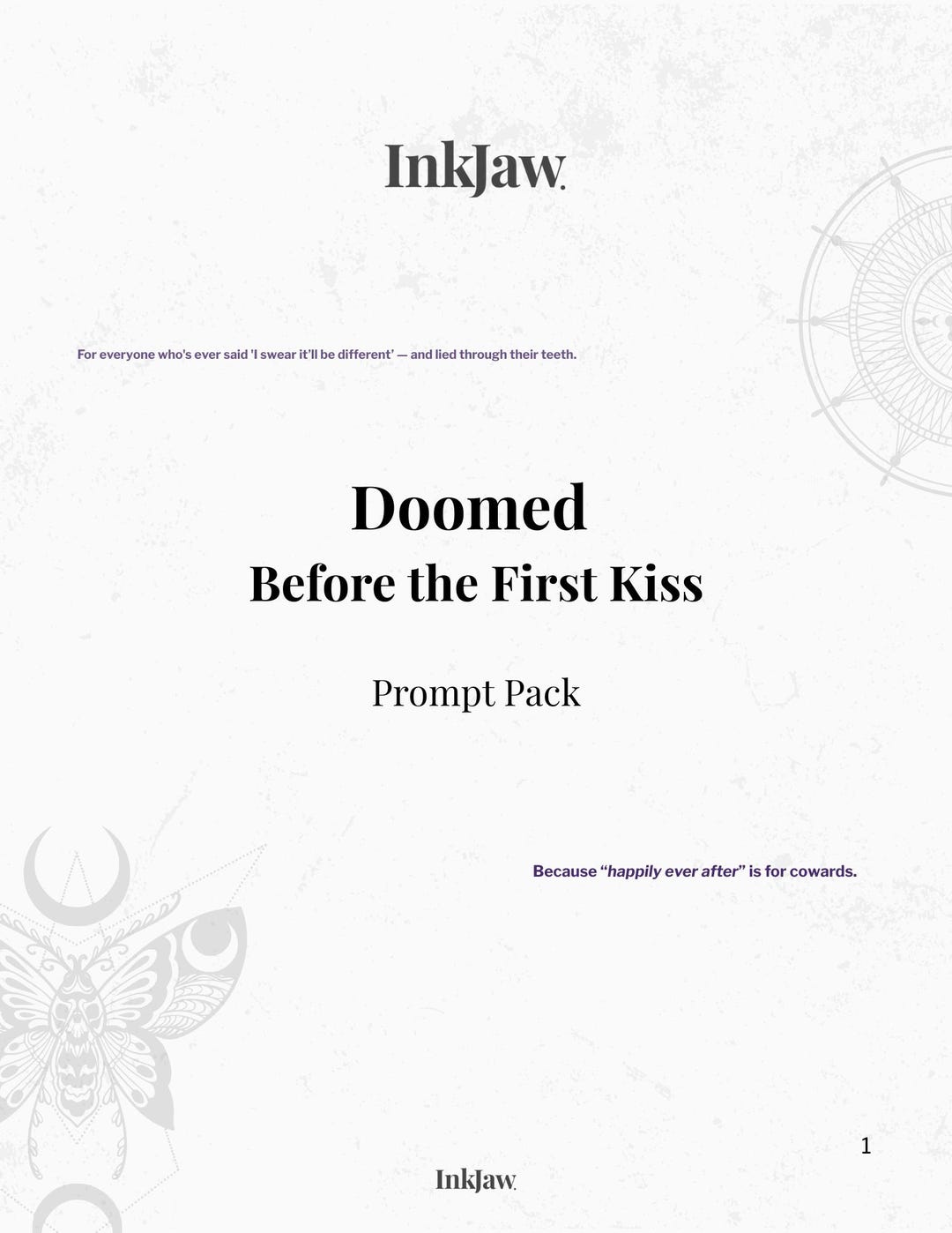 Doomed Before the First Kiss – Writing Prompts for Messy Breakups ...
