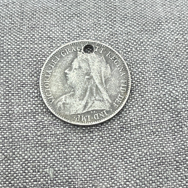 Victorian Silver Love Token British Sixpence FJ 1895 UK Sixpence - Etsy