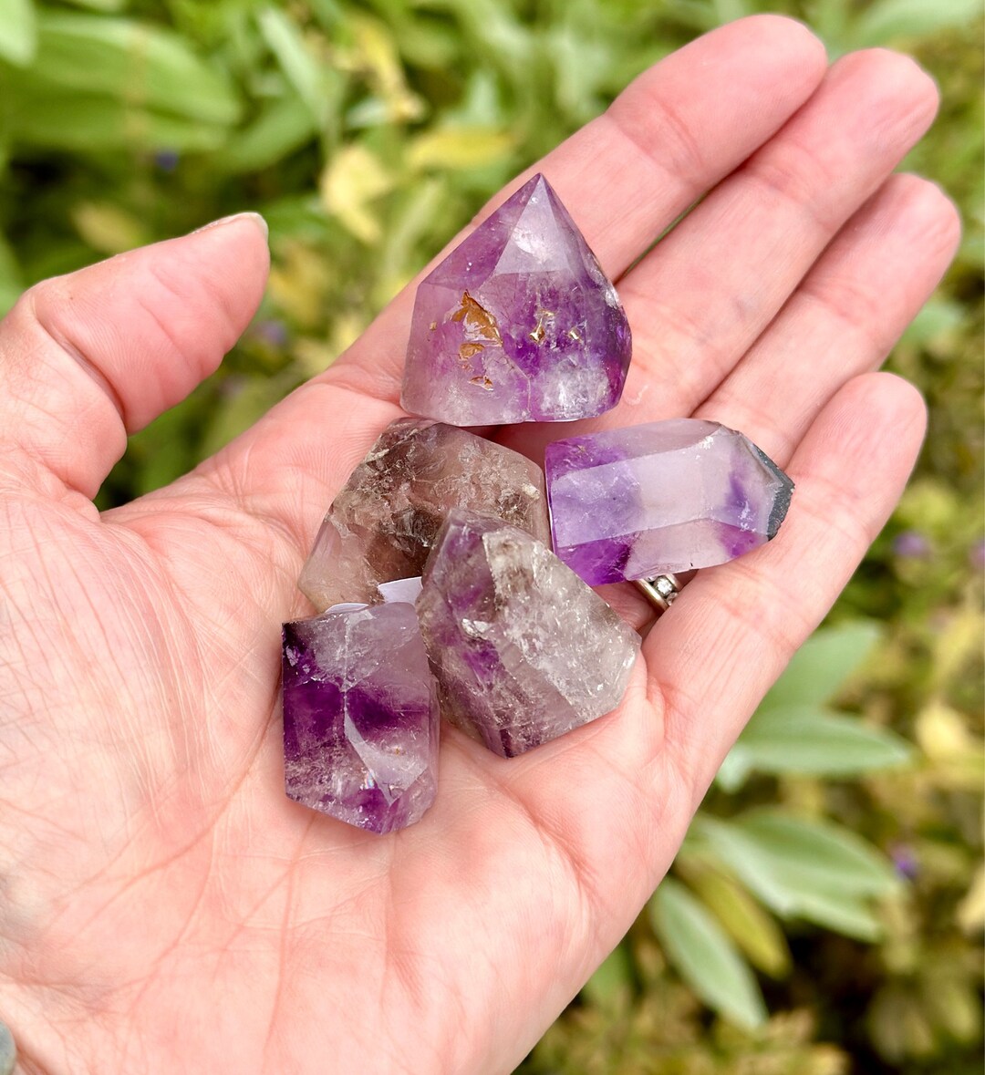 Amethyst, Inclusions lodolite, Points, Small - Etsy
