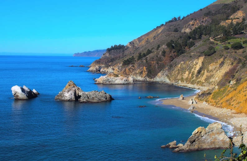 Big Sur Rock Formations, Ocean, Mountains, Central Coast, California - Etsy