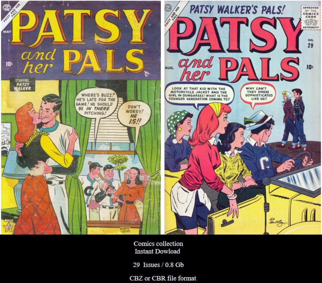Patsy and Her Pals Comics - Etsy