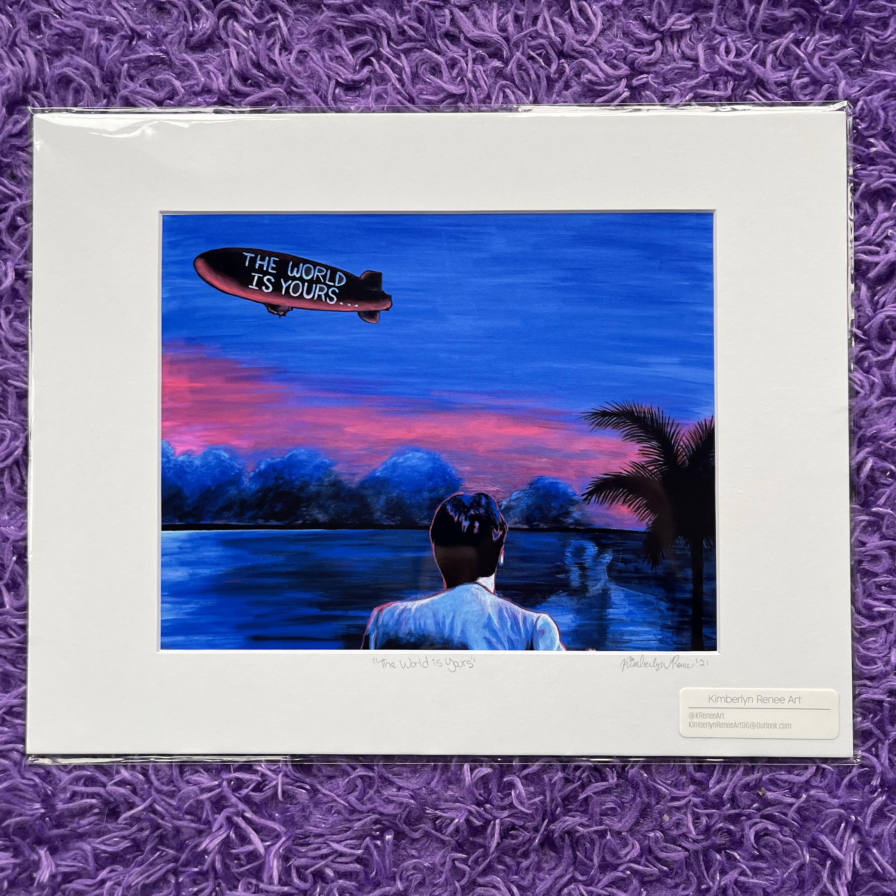 Scarface "the World is Yours" Fine Art Print - Etsy