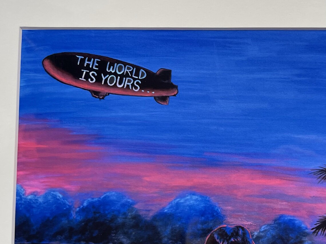 Scarface "the World is Yours" Fine Art Print - Etsy