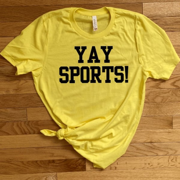 Yay Sports Shirt - Etsy