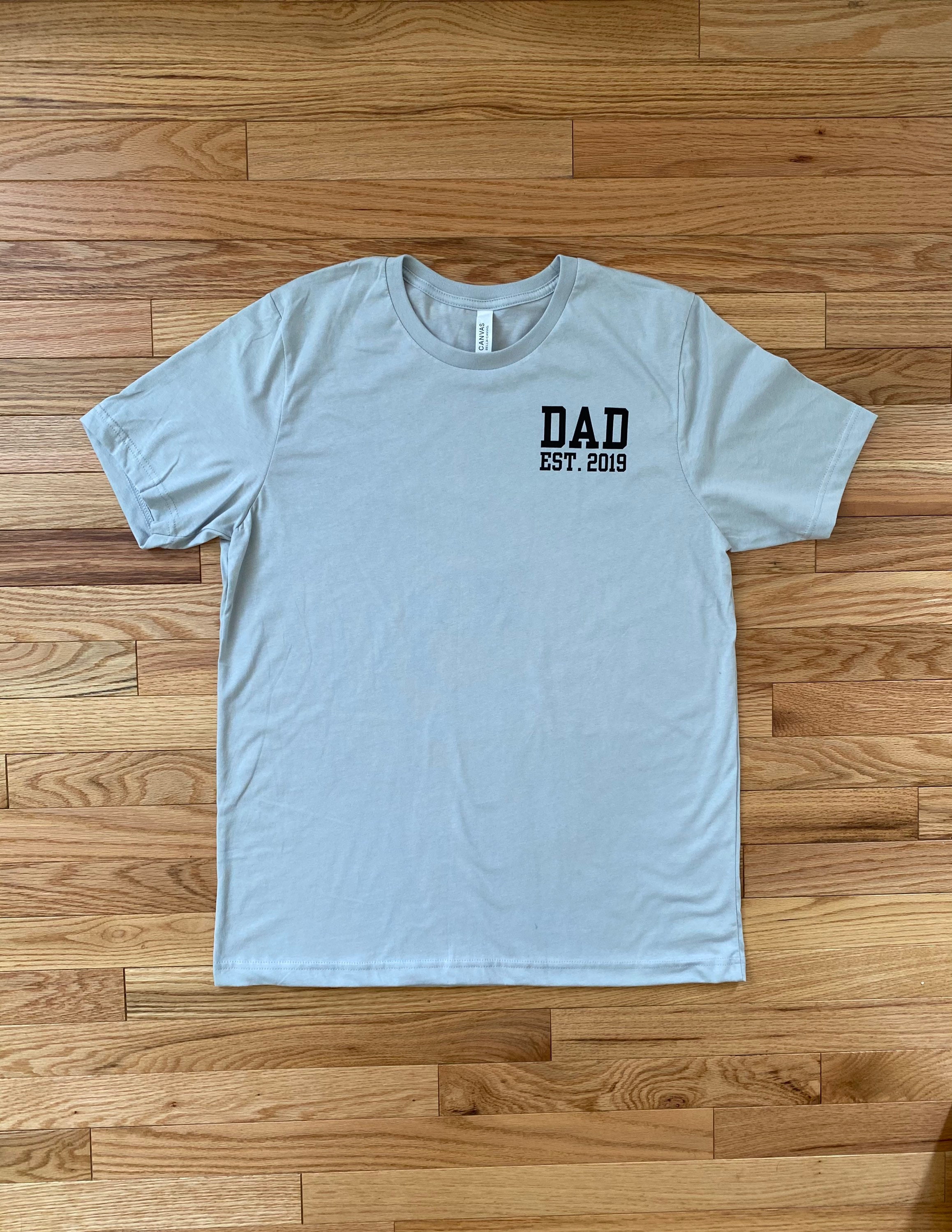 Dad Est. Pocket Design Shirt, Dad Life, Dad Shirt, New Dad Gift, Dad ...